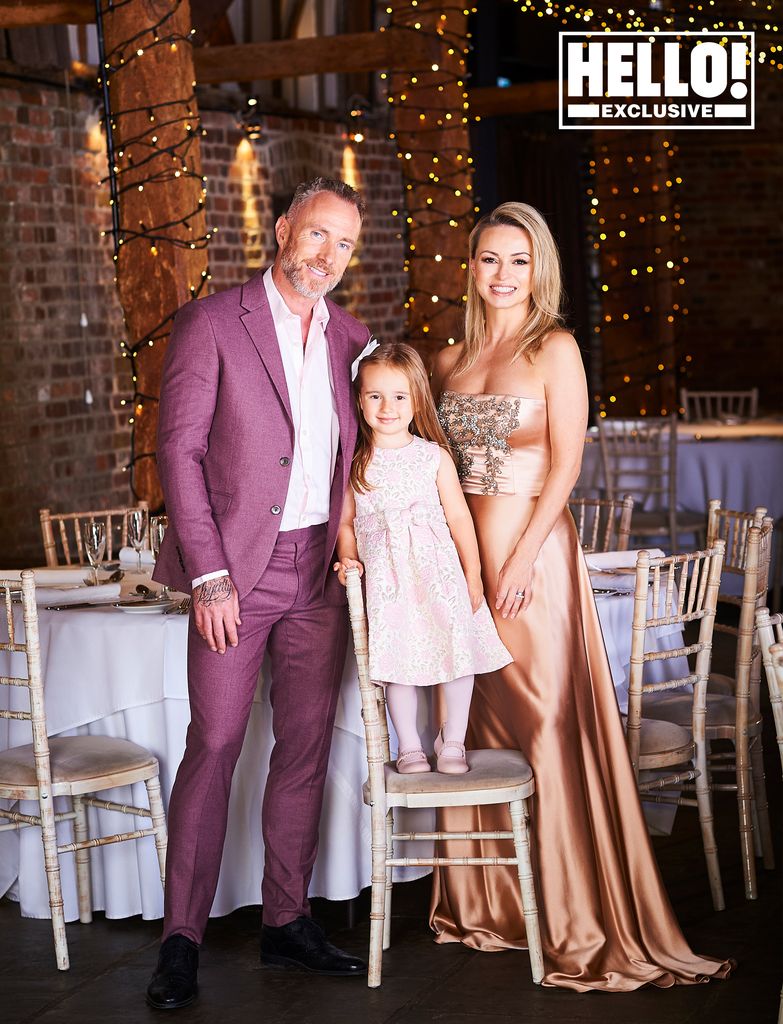 Ola Jordan stuns as she slips into old wedding dress for her and James ...