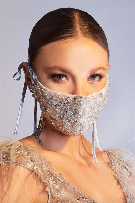 The best bejewelled face masks: Rhinestones, pearls & gems – oh my ...
