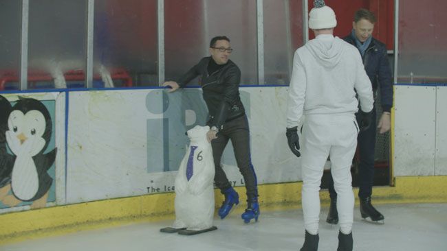 James Jordan gets surprise Strictly visit on Dancing on Ice | HELLO!