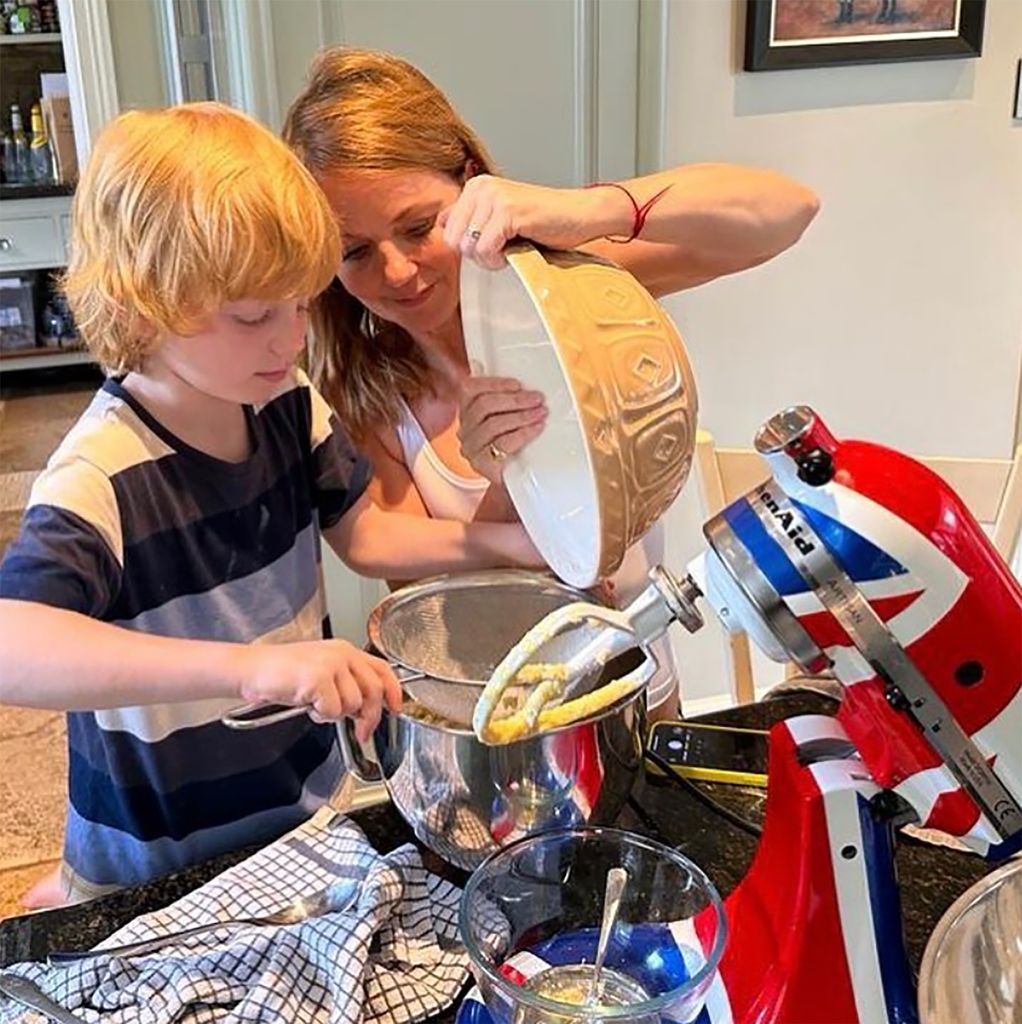 Geri Horner's lookalike son Monty steals the show in sweet family photo | HELLO!