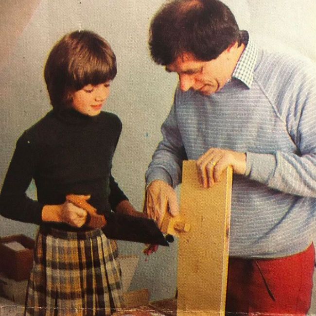 Zoe Ball looks unrecognisable in cute childhood photo with dad Johnny ...