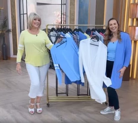 Ruth Langsford dazzles in figure-hugging white jeans and wedges | HELLO!