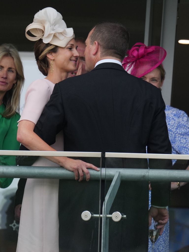 Peter Phillips and girlfriend Harriet Sperling look loved-up at Royal ...
