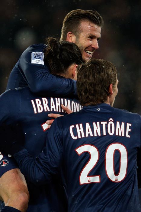 David Beckham debuts with Paris Saint-Germain as Victoria supports | HELLO!
