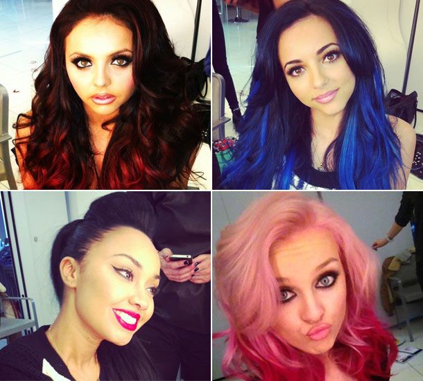 Little Mix join the coloured hair trend | HELLO!