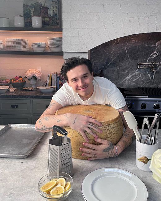 Brooklyn Beckham's 'cheesy' post sparks reaction from fiancée Nicola ...