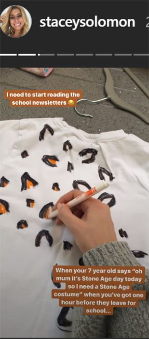 Stacey Solomon's last-minute school costume for son is so impressive ...