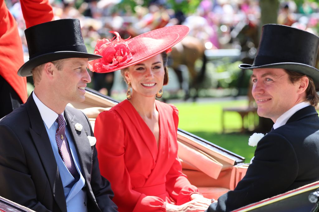 Princess Kate Wows The Crowds At Ascot In Unexpected Red Dress Hello