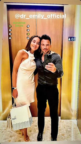 Emily Andre's most daring date night looks husband Peter loves | HELLO!