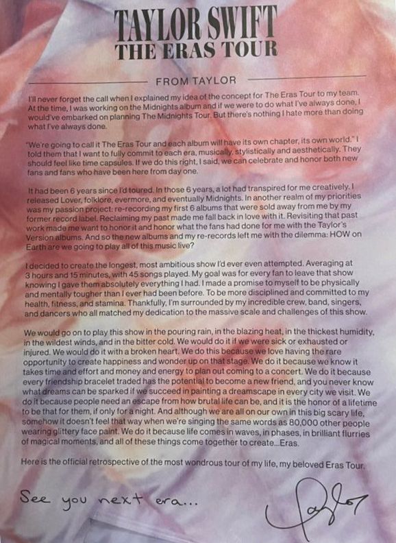 Did Taylor Swift just reveal her next move as the Eras Tour ends? | HELLO!