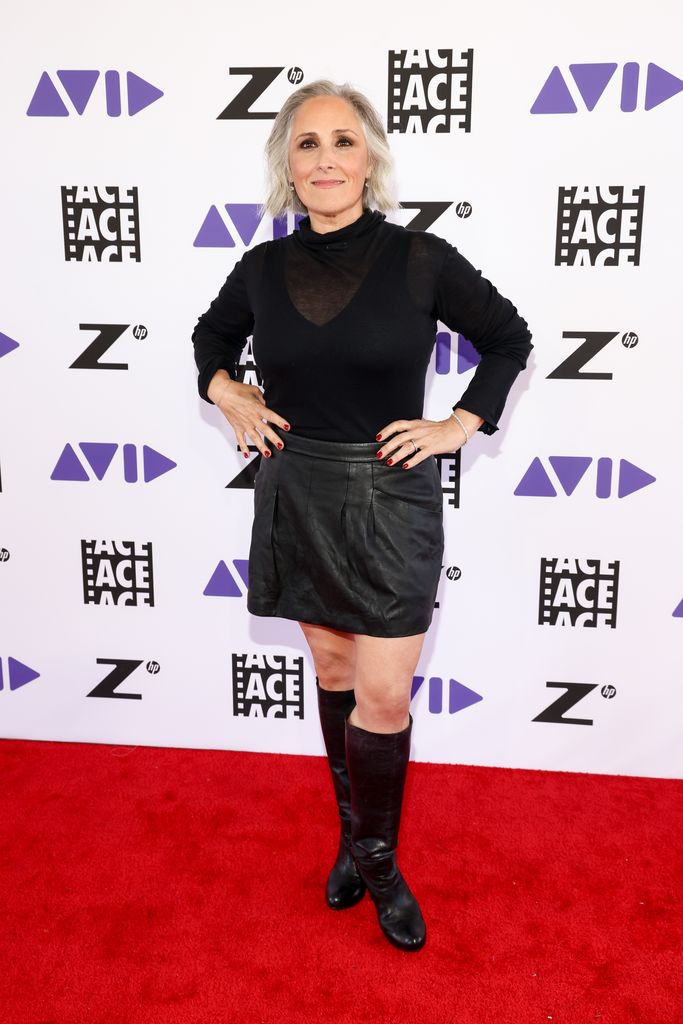 Ricki Lake Flaunts Fabulous New Physique In Leather Mini And Sheer Shirt Following Weight Loss