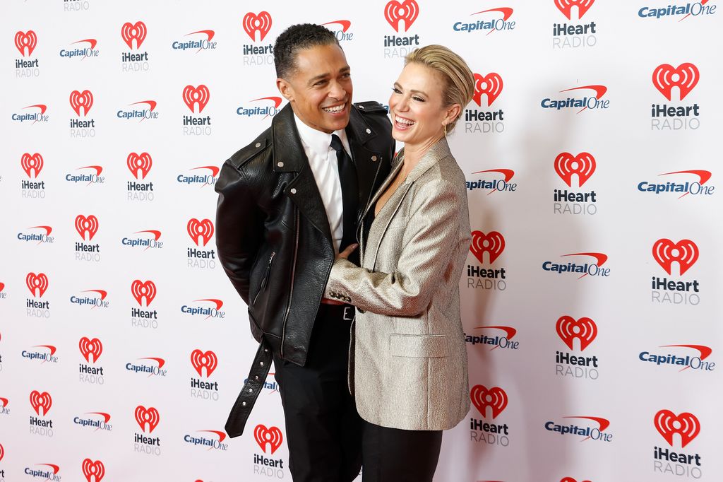 T.J. Holmes and Amy Robach are literally all over one another at the ...