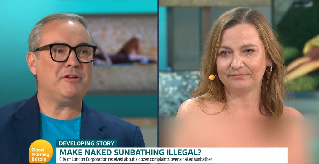 Good Morning Britain Viewers Baffled As Naked Woman Appears On Show