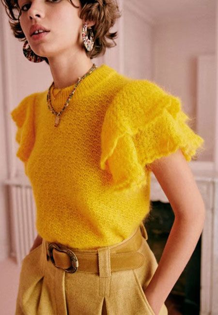 Alex Jones charms in striking knit and skinny jeans | HELLO!