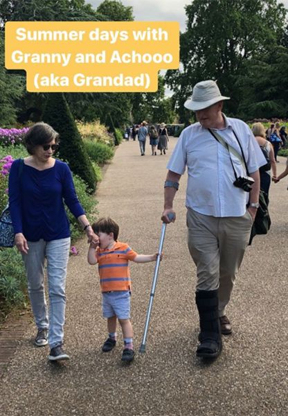 Alex Jones' son Ted has THE most adorable nickname for his grandad | HELLO!