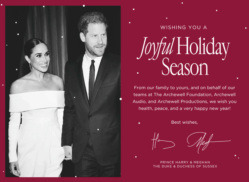 Prince Archie and Princess Lilibet's rare Christmas card photos with ...