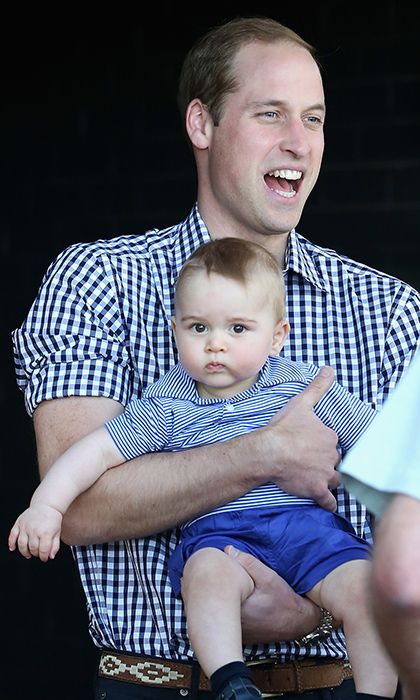 Prince William's sweetest dad moments with Prince George, Princess ...