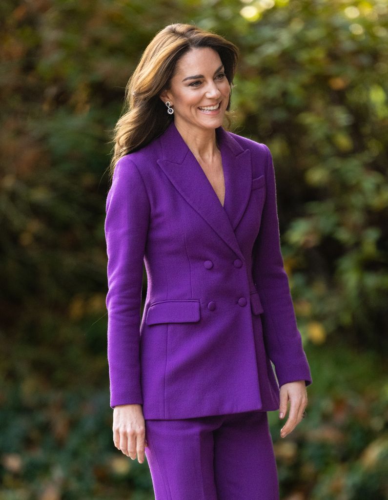Kate Middleton's Show-Stopping Purple Suit Has A Secret Royal Meaning ...