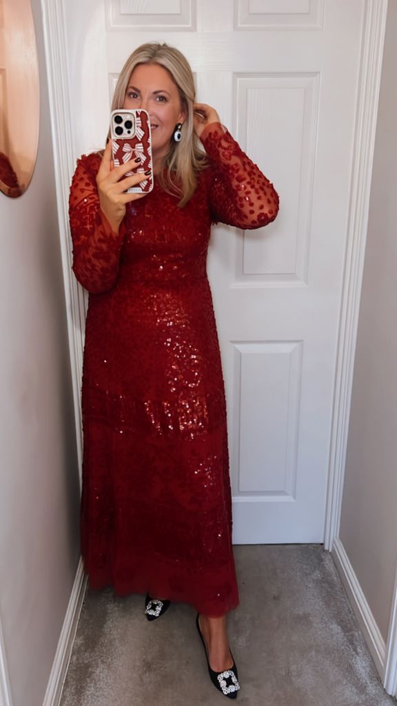 I tried on Princess Kate's most famous affordable party red dress and ...