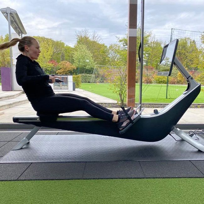 Kate Ferdinand shocks fans during her morning workout video | HELLO!