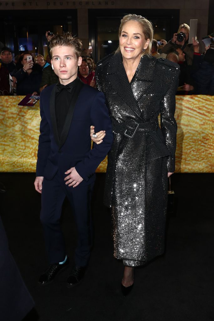 Sharon Stone has reason to celebrate as she shares rare photo with ...