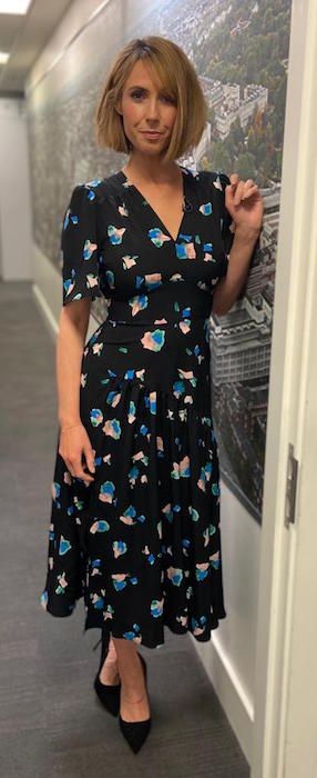 Alex Jones' Topshop floral dress wows The One Show viewers | HELLO!