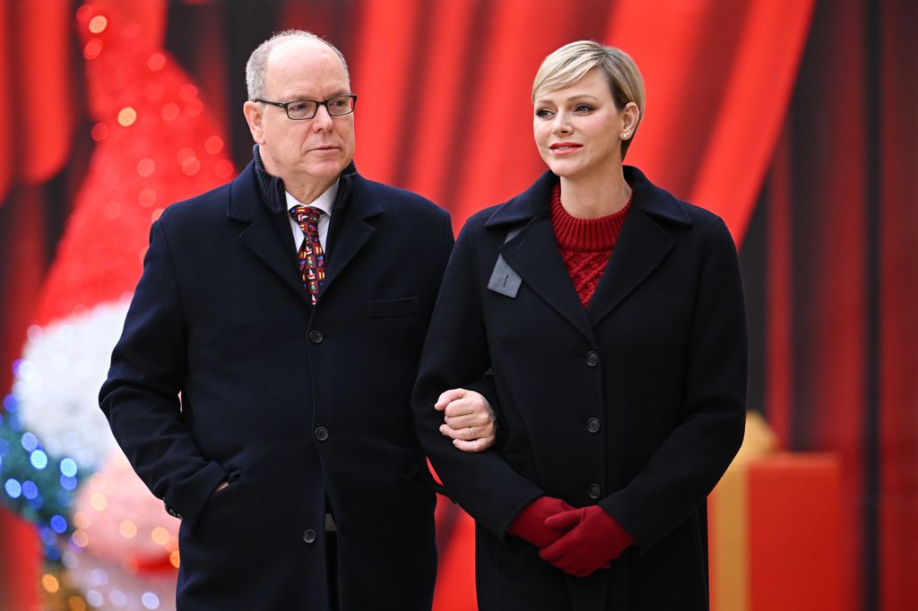 Princess Charlene rocks daring beauty look for festive outing with ...