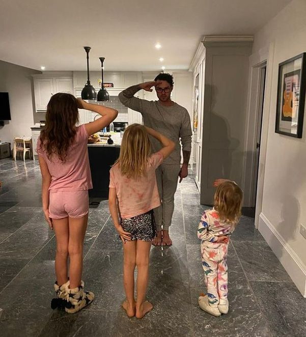 Emma Willis' rarely-seen second slinky wedding dress and face glitter ...