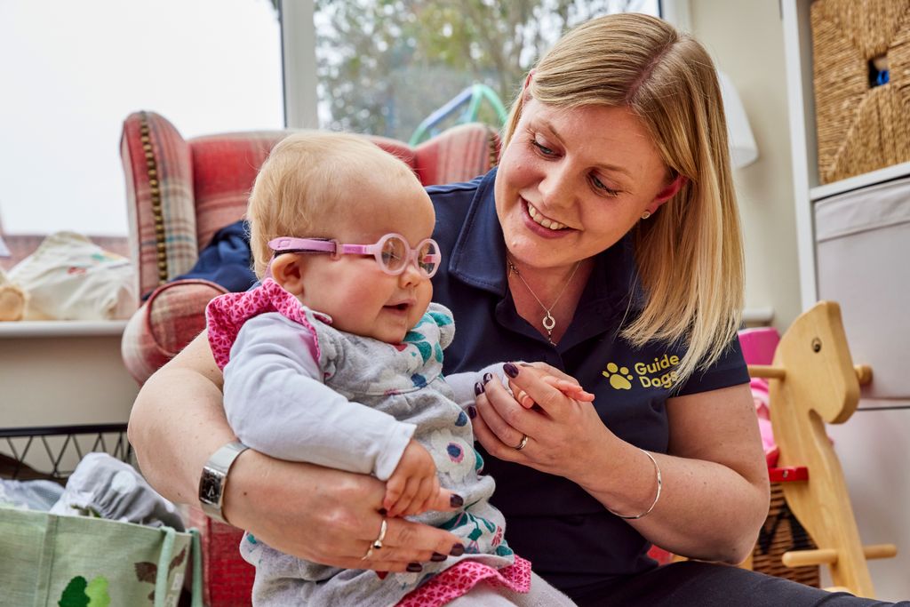 Our baby was born without eyes but Guide Dogs gave us a 'sense of hope ...