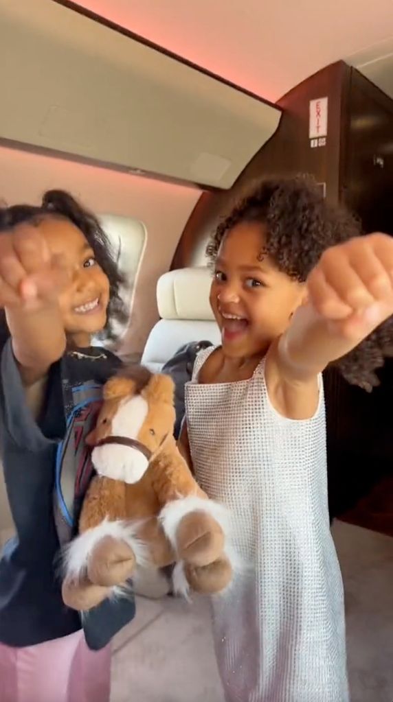 Kylie Jenner's daughter Stormi, 5, sports $2,300 dress on private jet ...