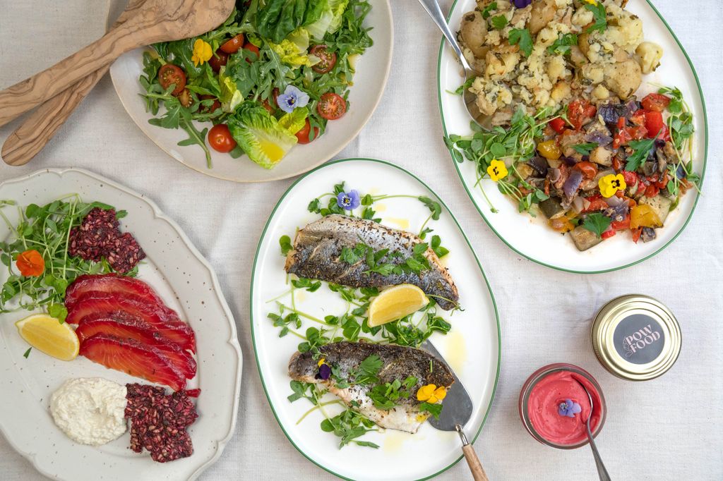 No cook dinner party: POW Food catering review | HELLO!