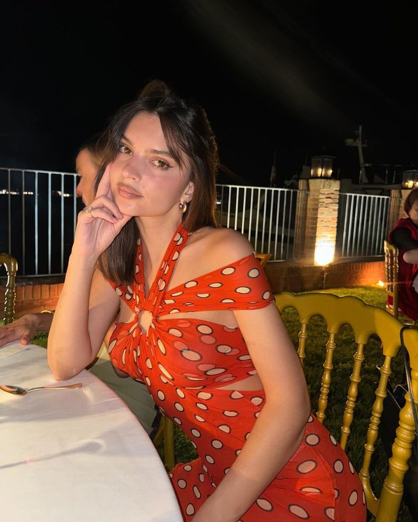 Emily Ratajkowski dazzles in rare cut-out dress | HELLO!