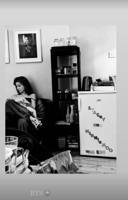 Stacey Dooley shares intimate breastfeeding photo of baby Minnie | HELLO!