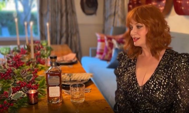 Christina Hendricks’ festively decorated home looks like something from ...