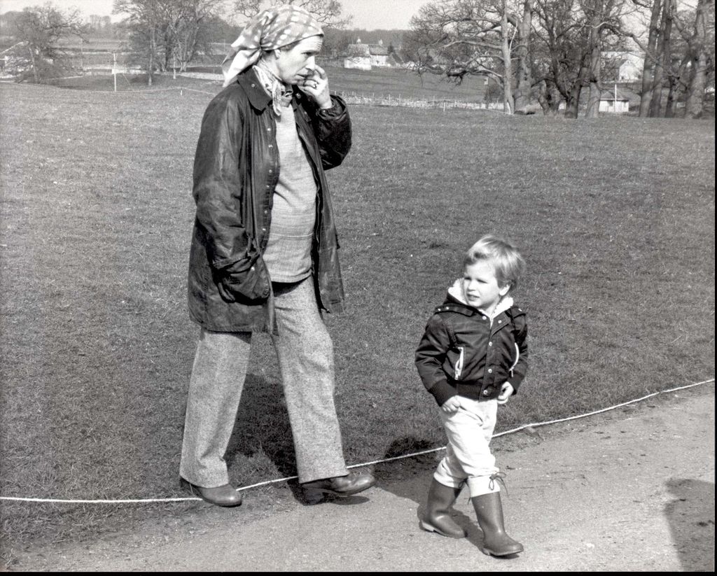 Princess Anne's no-fuss baby bump photos with Zara Tindall and Peter ...