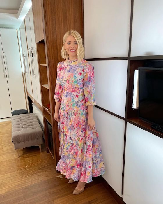 Holly Willoughby looks incredible in floral fairytale dress | HELLO!