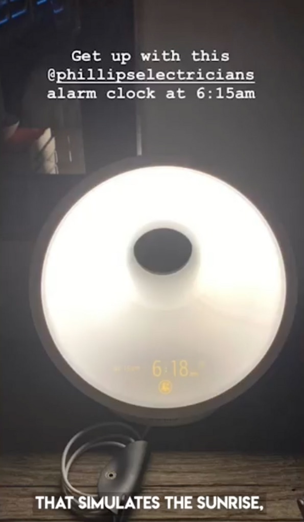 This sunrise alarm clock is my #1 hack for a 'million dollar morning ...