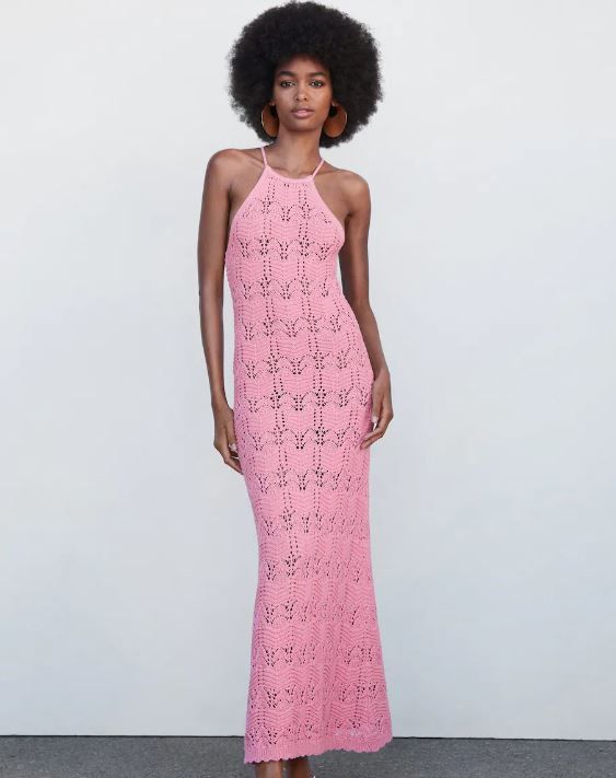 Maya Jama is a goddess in backless crochet gown with bold cut-outs | HELLO!
