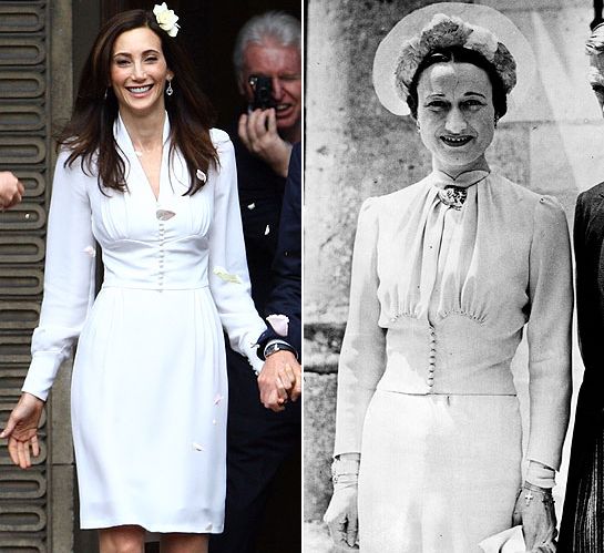 Nancy Shevell wears wedding dress inspired by Wallis Simpson | HELLO!