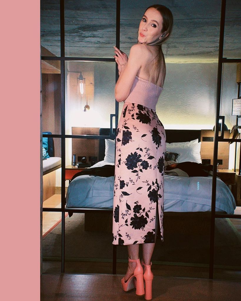 Strictly's Rose Ayling-Ellis turns up the heat in strapless crop top and figure-hugging skirt ...