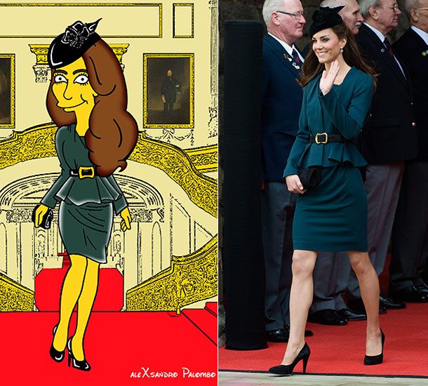 Kate Middleton fashion hits in The Simpsons | HELLO!