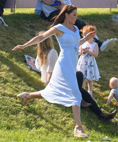 Why Kate Middleton really ran on polo day out with Prince George and ...