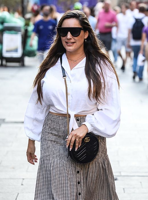 Kelly Brook reveals her wedding ring - and a stunning new outfit | HELLO!