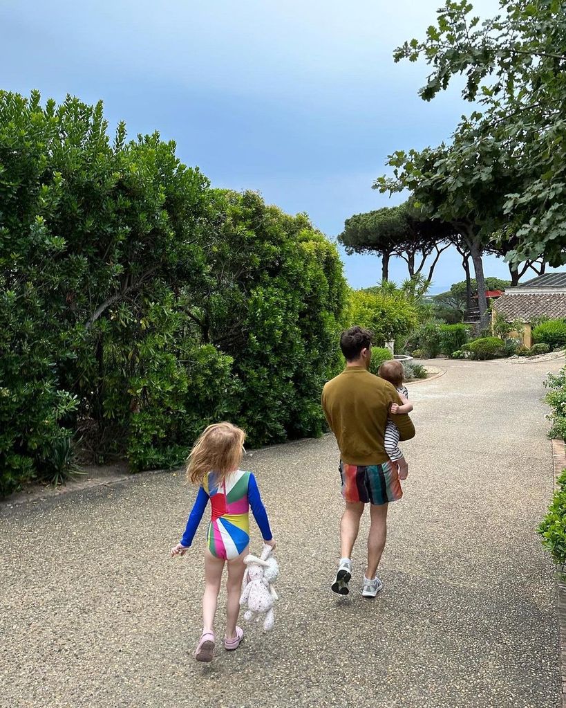 Strictly's Angela Scanlon is a boho bride in lace dress with husband ...