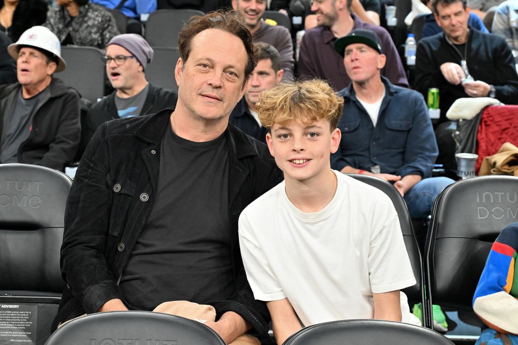 Vince Vaughn enjoys rare courtside outing with lookalike son at Clippers game | HELLO!
