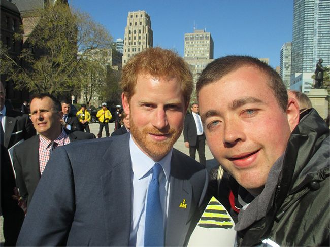 Prince Harry tells autistic royal fan to 'keep making people smile ...