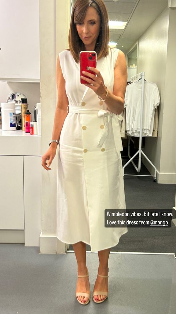 The One Show's Alex Jones dazzles in bridal-white dress that looks ...