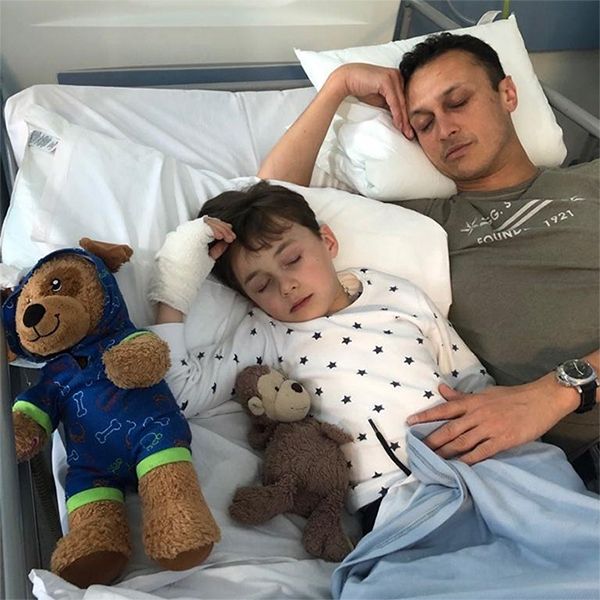 Emmerdale star Chris Bisson shares bittersweet photo of son in hospital ...