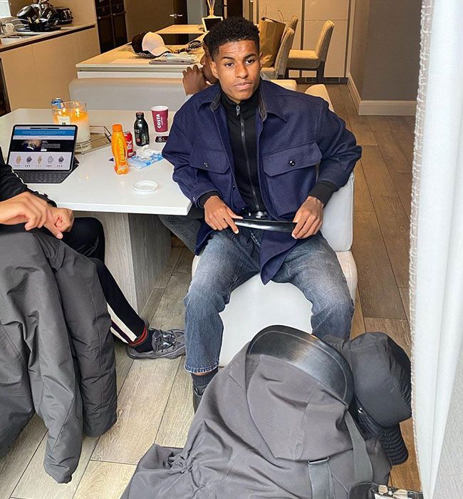 Marcus Rashford wows fans with what he keeps under the stairs | HELLO!