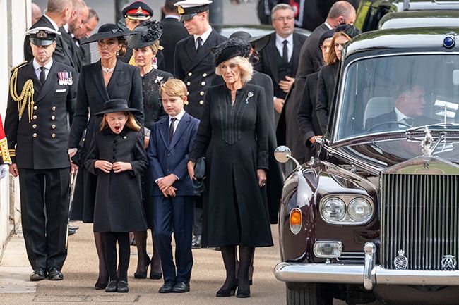 Princess Charlotte's tears at Queen's funeral explained | HELLO!